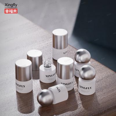 China 5ml Nail Polish Bottle Round Uv Gel Cosmetic Packaging Nail Polish Glass Bottle for sale