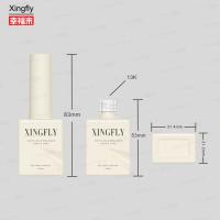 China 12ml Square Brand New Optional Accessories Cat Eye Gel Uv Nail Polish Empty Bottle for sale