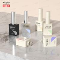 China 12ml Square Brand New Optional Accessories Cat Eye Gel Uv Nail Polish Empty Bottle for sale