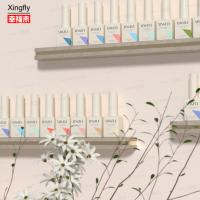 China 12ml Square Gel Polish Empty Nail Varnish Uv Polish Glass Bottle With Brush Cap for sale