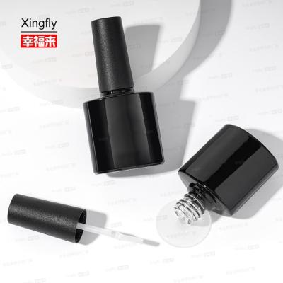 China 8ml Gel Polish Empty Glass Bottle With Cap Brush Factory Wholesale For UV Gel Nail Polish for sale