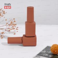 China 12ml Square Nail Polish Containers Empty Glass Nail Polish Container Glass Bottles for sale