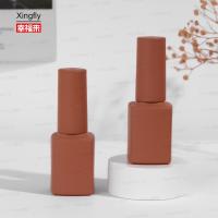China 12ml Square Nail Polish Containers Empty Glass Nail Polish Container Glass Bottles for sale
