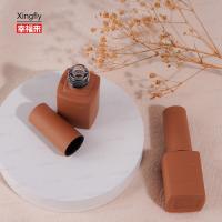 China 12ml Square Nail Polish Containers Empty Glass Nail Polish Container Glass Bottles for sale