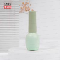China 11ml Round Nail Polish Bottle Empty Cosmetic Container Nail Polish Oil Galss Bottle for sale