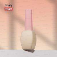 China 12ml Cosmetic Packaging Gel Nail Polish Oil Glass Bottle With Cap Brush for sale