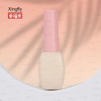 China 12ml Cosmetic Packaging Gel Nail Polish Oil Glass Bottle With Cap Brush for sale