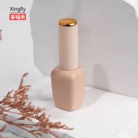 China Empty Fancy Nail Polish Bottles Gel Nail Polish Jars Glass Bottle Cap With Brush for sale