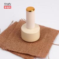 China Empty Fancy Nail Polish Bottles Gel Nail Polish Jars Glass Bottle Cap With Brush for sale