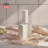 China Customized LOGO 16ml Square Empty UV Gel Nail Polish Glass Bottles for sale