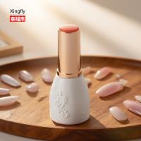China 15ml Round Empty UV Gel Nail Polish Glass Bottles Little Nail Polish Bottles for sale