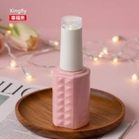 China Customized Logo Empty 11ml Factory UV Nail Gel Polish Glass Bottle for sale