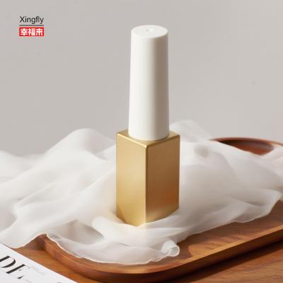 China 8ml Gel Nail Polish Bottle With Electroplated Cap Brush For Nail Polish Oil for sale