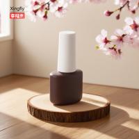 China Customized 7ml UV Gel Nail Polish Glass Bottle Unique Design Empty Cosmetic Bottle for sale