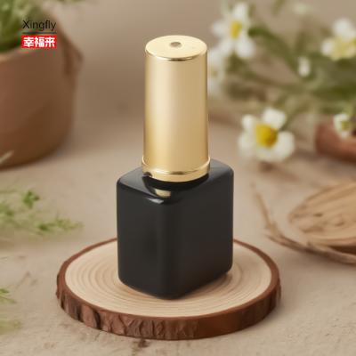 China 15ml Square Glass Nail Polish Bottle UV Gel Empty Gel Polish Set Bottle For Nail Polish Oil for sale