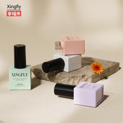 China 23ml Large Capacity Nail Polish Oil Package Cosmetics UV Gel Polish Glass Bottle for sale