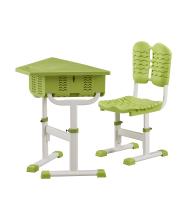 China Height Adjustable Classroom Tables And Chairs ABS / PP Plastic for sale