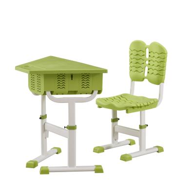 China Height Adjustable Classroom Tables And Chairs ABS / PP Plastic for sale