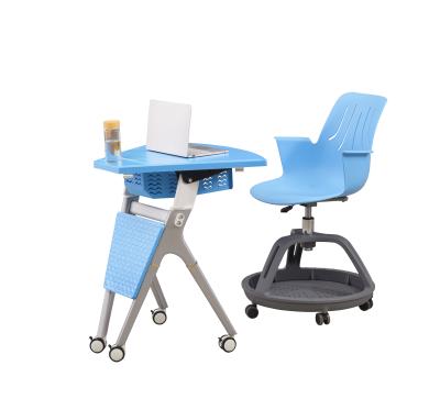 China OEM Training Room Tables And Chairs ABS / PP Foldable Table And Chairs for sale