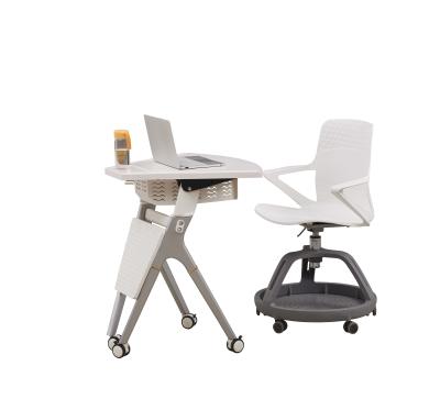 China ABS PP Office Desk And Chair Set H680*W450*D400mm Cup Holder Available for sale