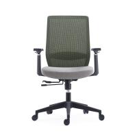 China Black MID Back Mesh Back Swivel Chair 3D PU Armrest Injection Foam For Seat for sale