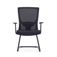 China MID Back Mesh Back Fabric Seat Office Meeting Chair Visitor Chair With Lumbar Support for sale