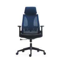 China Modern High Back Ergonomic Manager Swivel Office Chair With Height Adjustable Headrest for sale