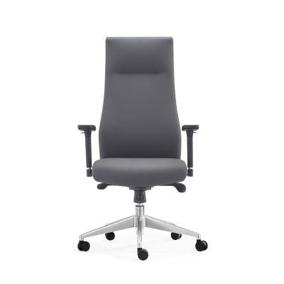 China Modern 3D PU Armrest Leather Office Swivel Chair For Manager CEO for sale