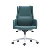 China 30.7KG Leather Office Swivel Chair PU Office Executive Visitor Chair for sale