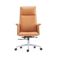 China XINYUANBAILI Leather Office Swivel Chair 68*64*114 60mm PU Castor for sale