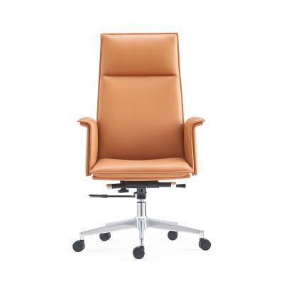 China XINYUANBAILI Leather Office Swivel Chair 68*64*114 60mm PU Castor for sale