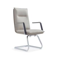 China ODM Leather Office Swivel Chair Aluminum Armrest With PU Pad for sale