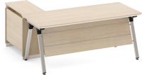China Modern Office Executive Table With Steel Legs 3 Years Warranty for sale