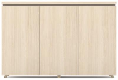 China Wooden Locking File Cabinet 1.2M 3 Doors for Living Room Office for sale