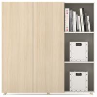 China 1200mm Office File Storage Cabinet Melamine Board Decorative Locking File Cabinets for sale