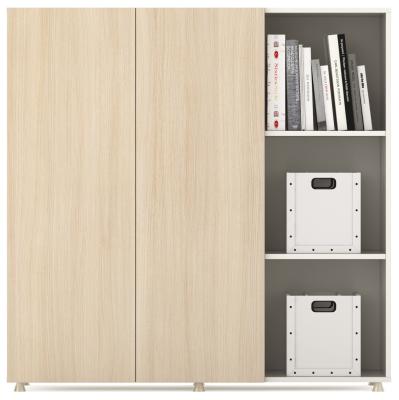 China 1200mm Office File Storage Cabinet Melamine Board Decorative Locking File Cabinets for sale
