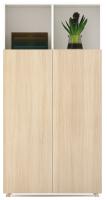 China Modern 800mm 2 Doors Decorative Wood File Cabinet MFC Panel for sale