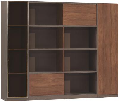 China MFC Panel Wooden Office File Cabinet Decorative  L800*W416*H1800mm for sale