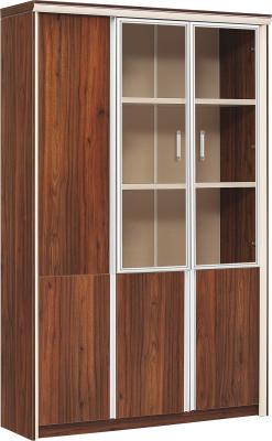 China Melamine Board Wood Look File Cabinet 1.3M 3 Doors ISO14001 for sale