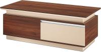 China 1.2 M Square Concrete Coffee Table Wooden Customized Size for sale