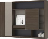 China Modern Luxury Boss Office Furniture File Cabinets Wood 2.4 / 2.8 M for sale