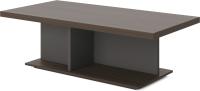 China Anticollision Side Cut  Square Wood Coffee Table 1.4M / 0.6M for sale