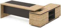 China Modern Luxury Office Executive Table L2400*W1980*H750 mm for sale