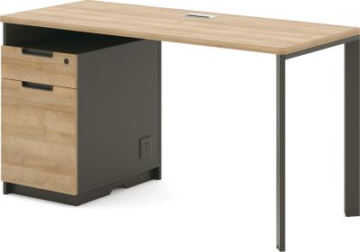 China 1.2M / 1.4M Wooden Melamine Office Furniture Computer Table SGS Home Office Desks for sale