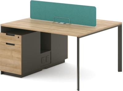 China Melamine Board Office Table Cubicle Partition 1.2M / 1.4M for sale