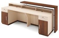 China BAILI 2.5M Wooden Reception Counter Melamine Faced Board for sale