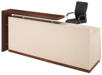China OEM ODM Office Reception Desks 1.8M Modern Wood Reception Desk for sale