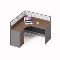 China Single Seat Office Table Cubicle Partition 1.4M Table Top Desk Dividers for sale
