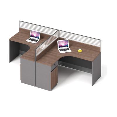 China L2830*W1430*H1100mm Office Computer Table Cubicle Partition for sale