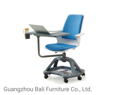 China Modern Swivel PP Plastic Office Training Chair With Wheels And Cotton Pad for sale